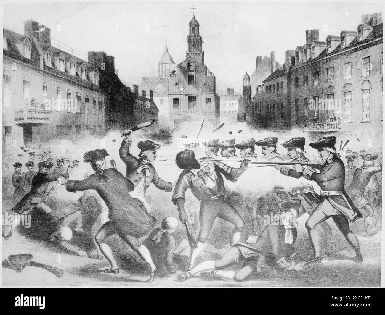 Crowd confrontation Black and White Stock Photos & Images - Alamy