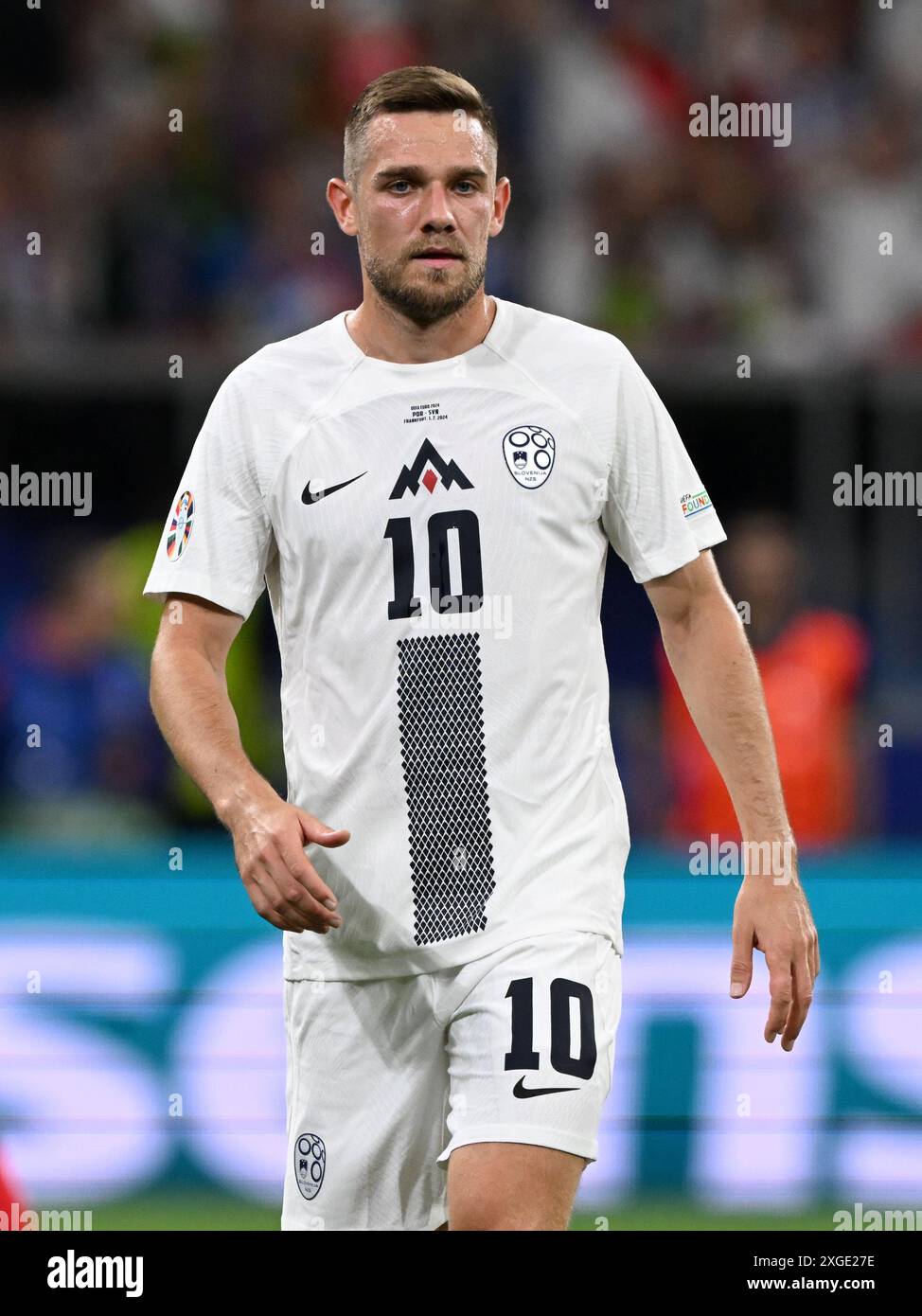 FRANKFURT - Timi Elsnik of Slovenia during the UEFA EURO 2024 round of ...