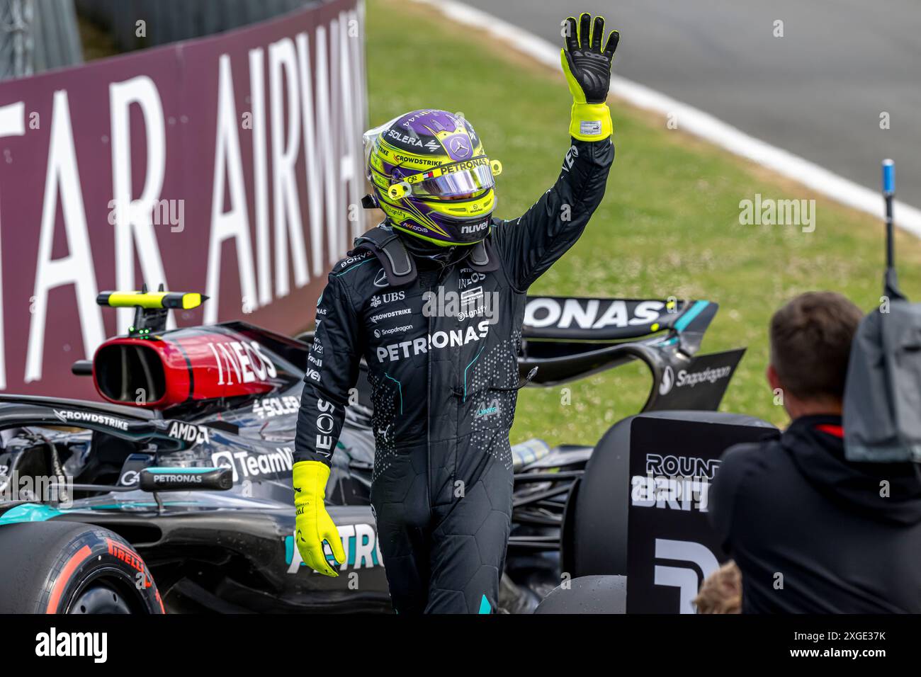 Silverstone, United Kingdom, 08th Jul 2024, Lewis Hamilton, from the ...