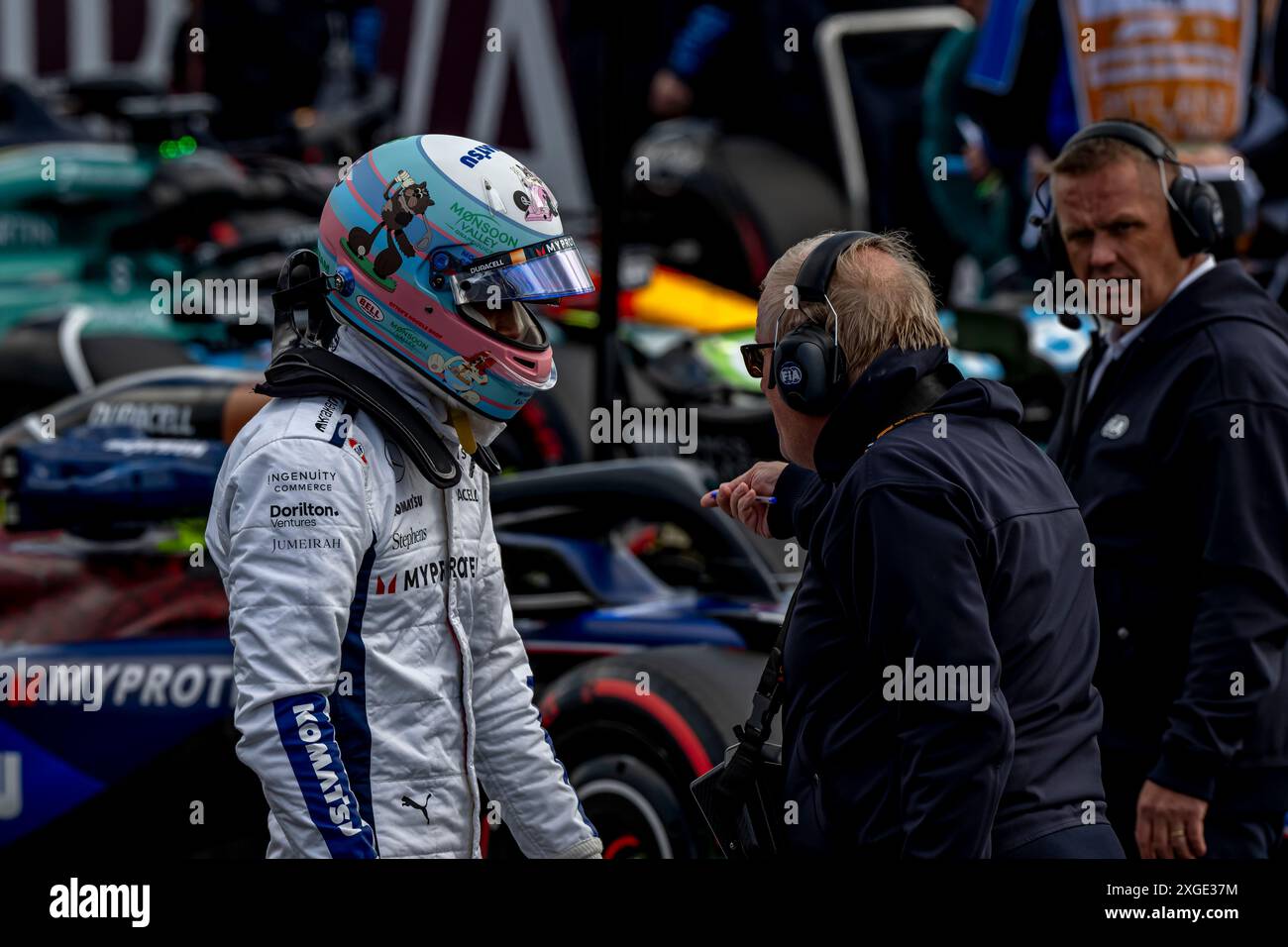 Silverstone, United Kingdom, 08th Jul 2024, Alex Albon, from Thailand ...