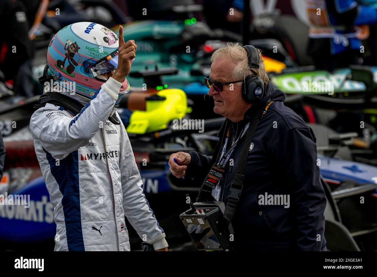 Silverstone, United Kingdom, 08th Jul 2024, Alex Albon, from Thailand ...