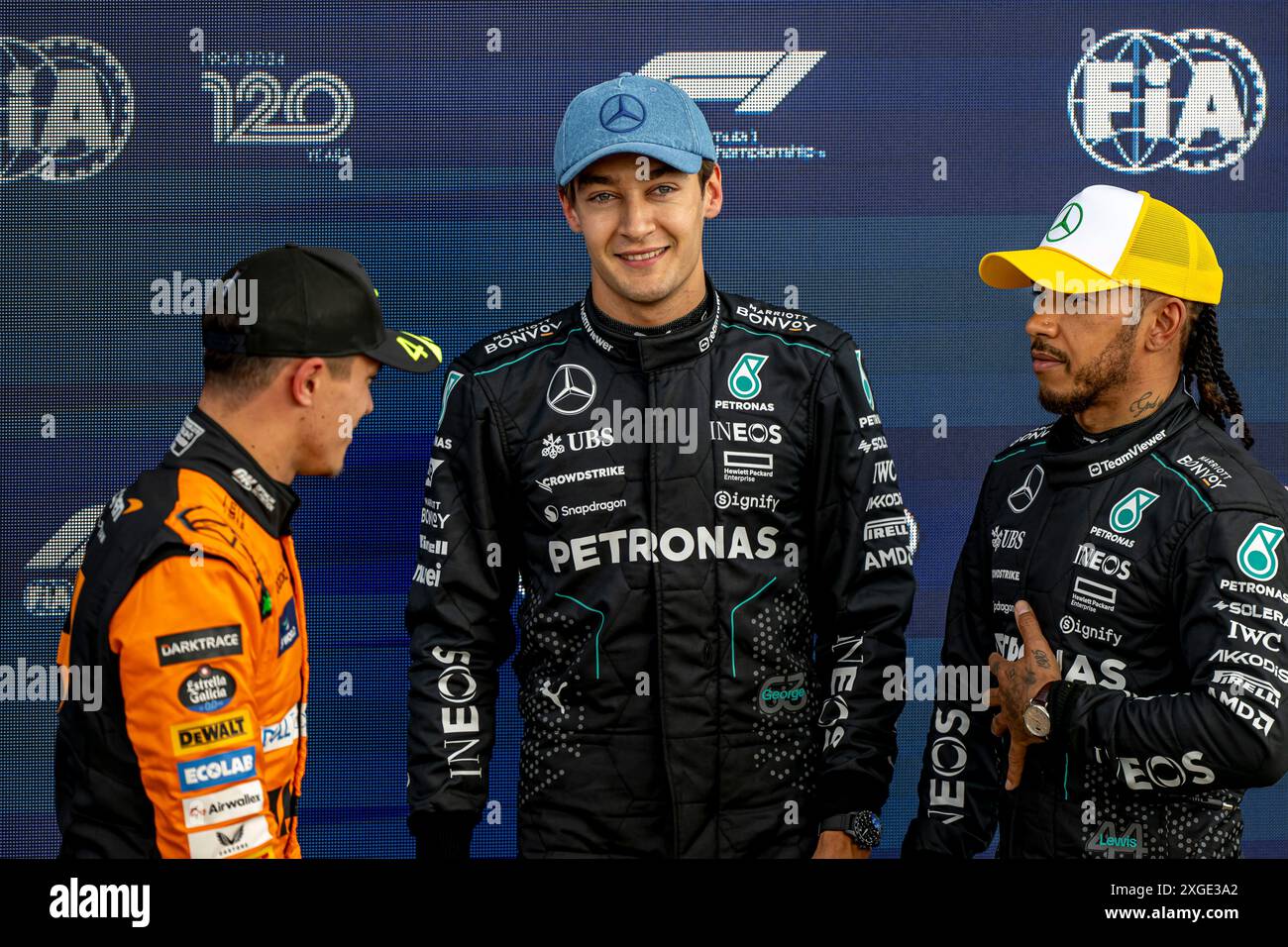 Silverstone, United Kingdom, 08th Jul 2024, George Russell, from the ...