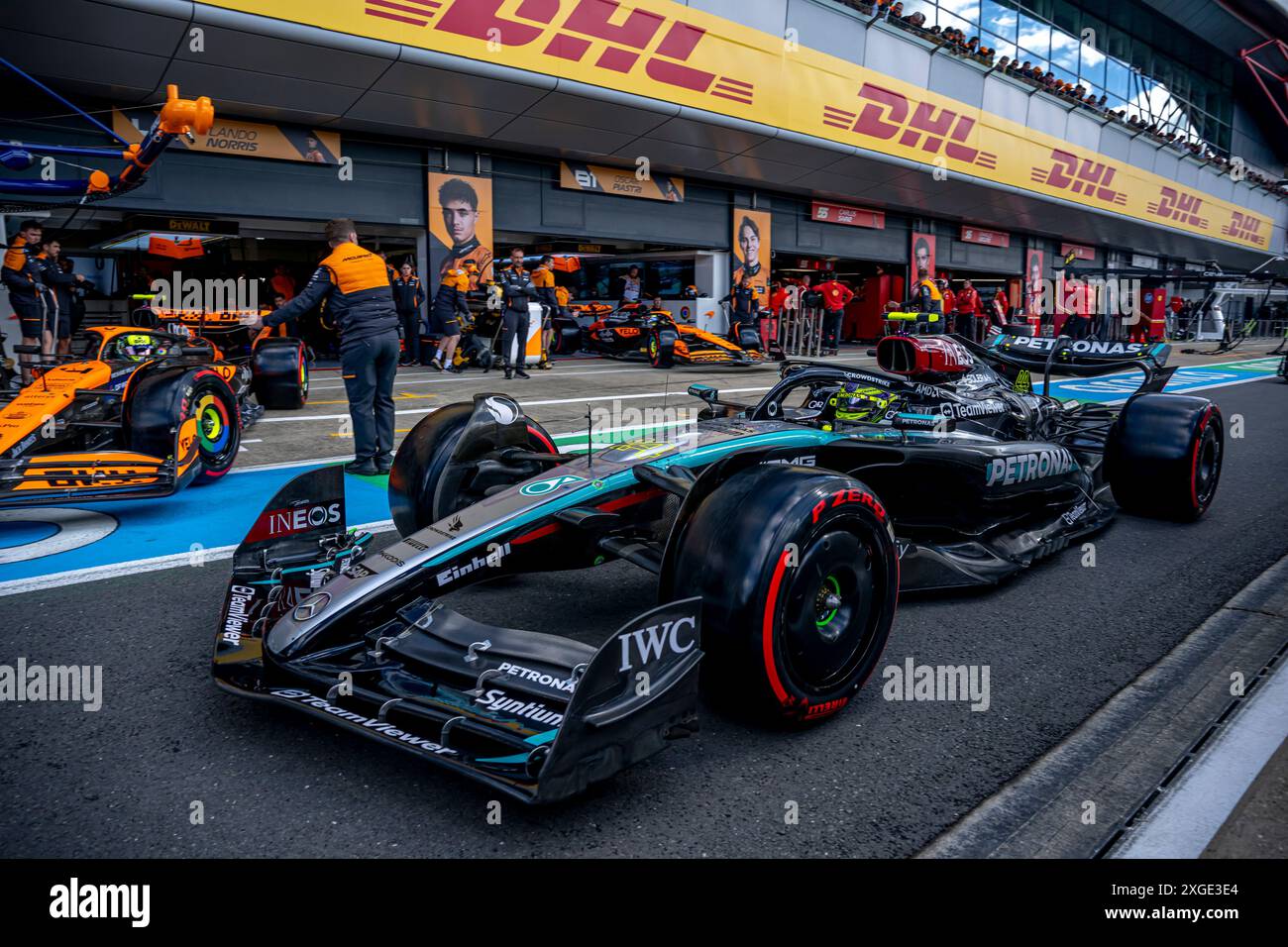 F1 silverstone 2024 lewis hamilton hi-res stock photography and images ...