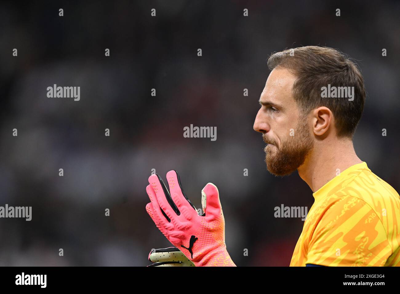 FRANKFURT - Slovenia goalkeeper Jan Oblak during the UEFA EURO 2024 ...