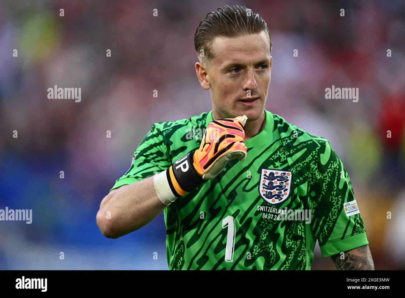 Pickford england euro 2024 final hi-res stock photography and images ...
