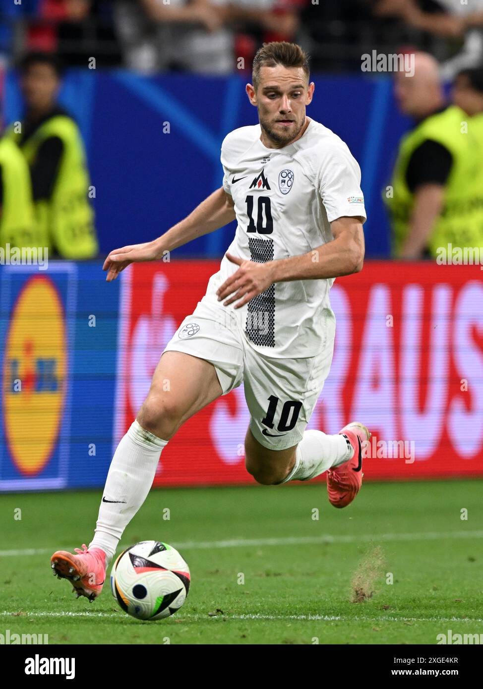 FRANKFURT - Timi Elsnik of Slovenia during the UEFA EURO 2024 round of ...