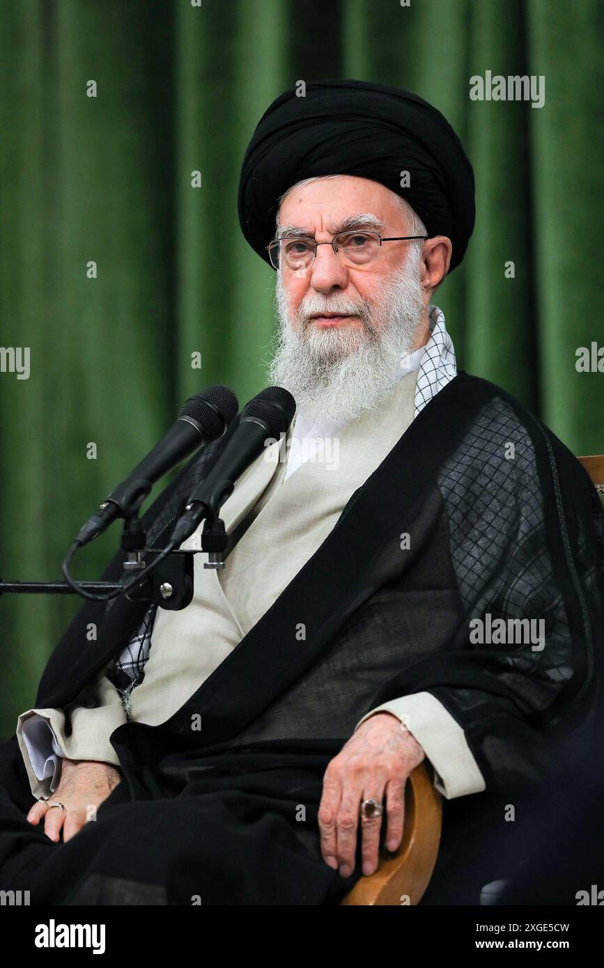 Tehran, Iran. 7th July, 2024. Iranian Supreme Leader Ayatollah ALI ...
