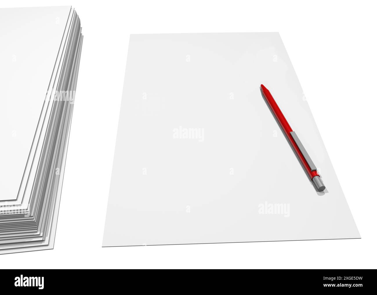 Red and black pencils Cut Out Stock Images & Pictures - Alamy