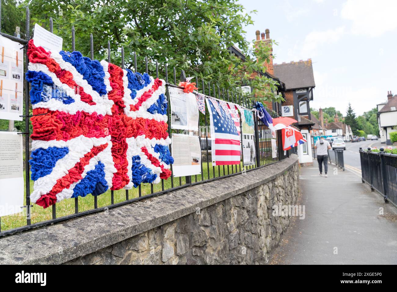80th Anniversary of D-Day ‘Flag of Peace’ seen at Sevenoaks district ...