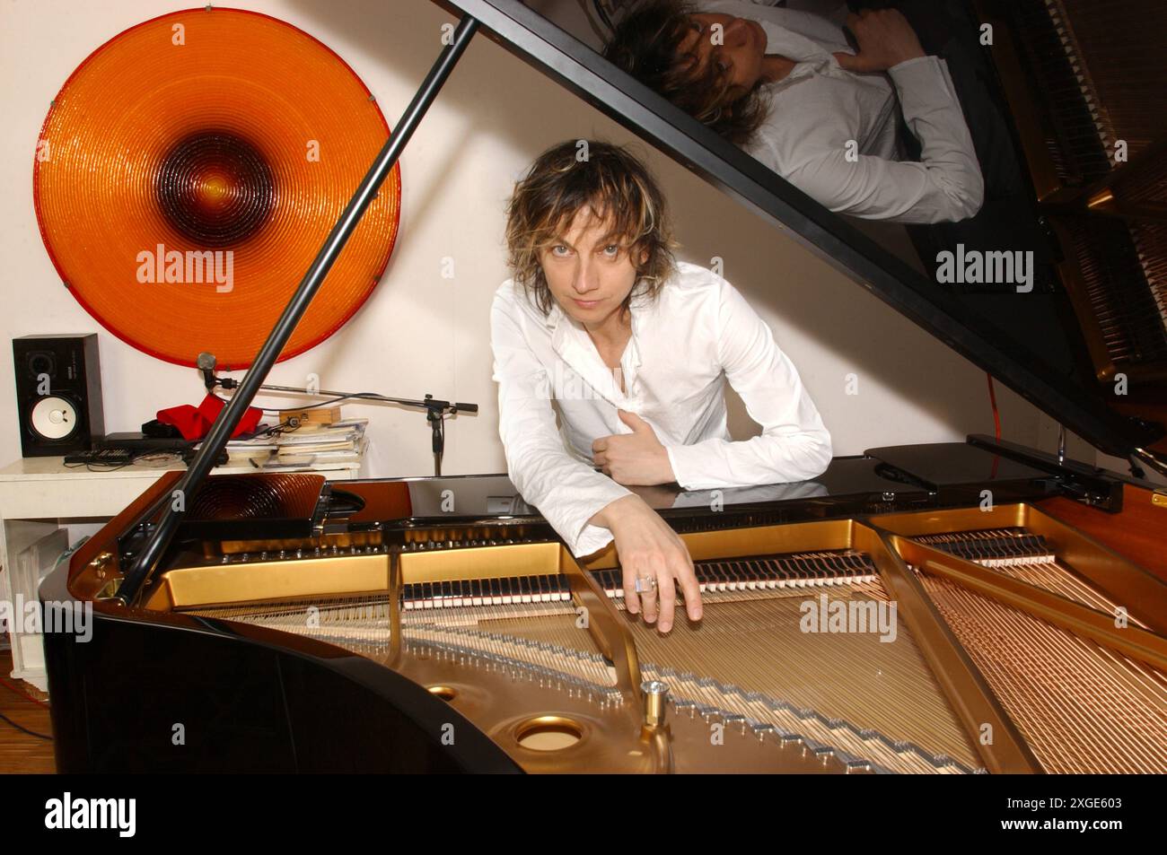 Milan Italy 27/04/2002 : Gianna Nannini, Italian singer, during the ...