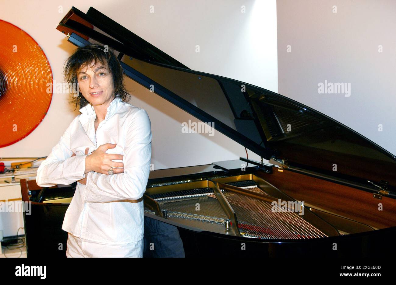 Milan Italy 27/04/2002 : Gianna Nannini, Italian singer, during the ...