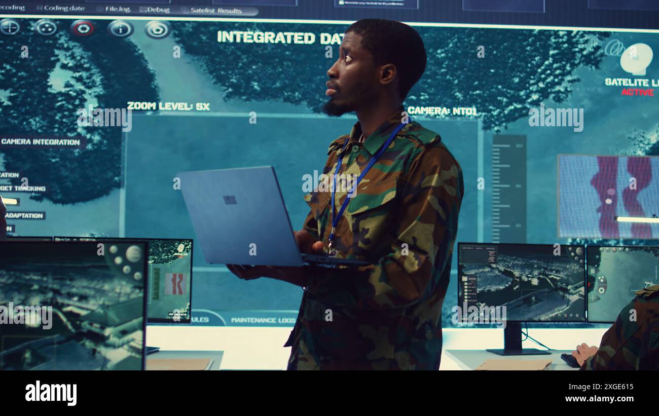 Military sergeant targeting enemy vessels hi-res stock photography and ...