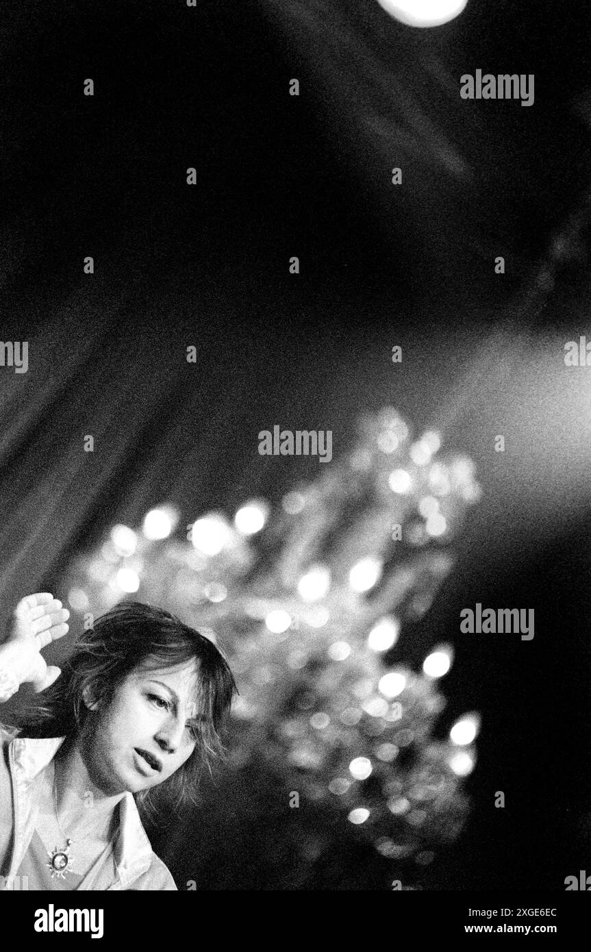 Cantante italiana gianna nannini Black and White Stock Photos & Images ...