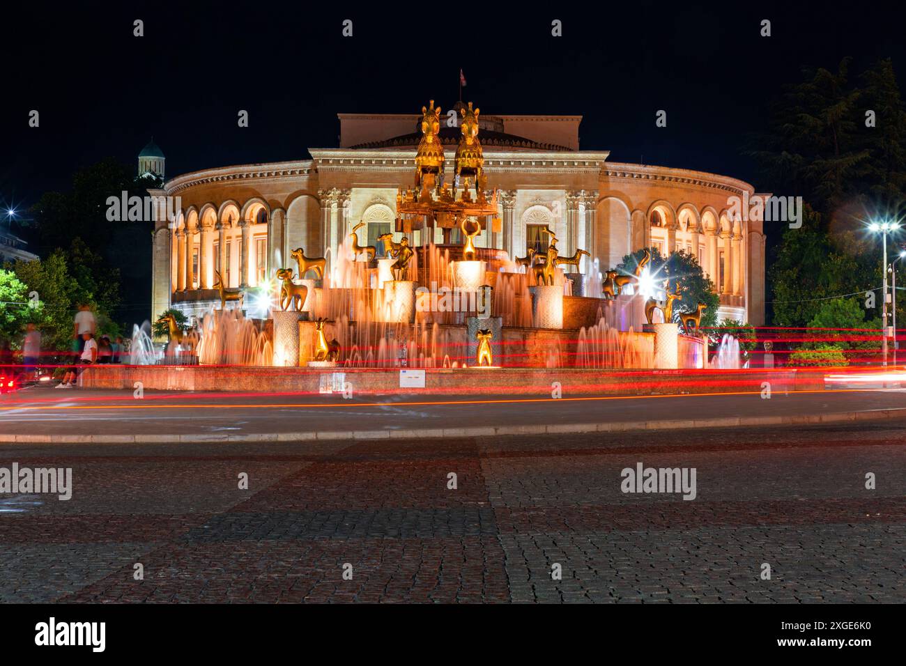 Kutaisi, Georgia - June 15, 2024: Colchis or Kolkha Fountain with ...