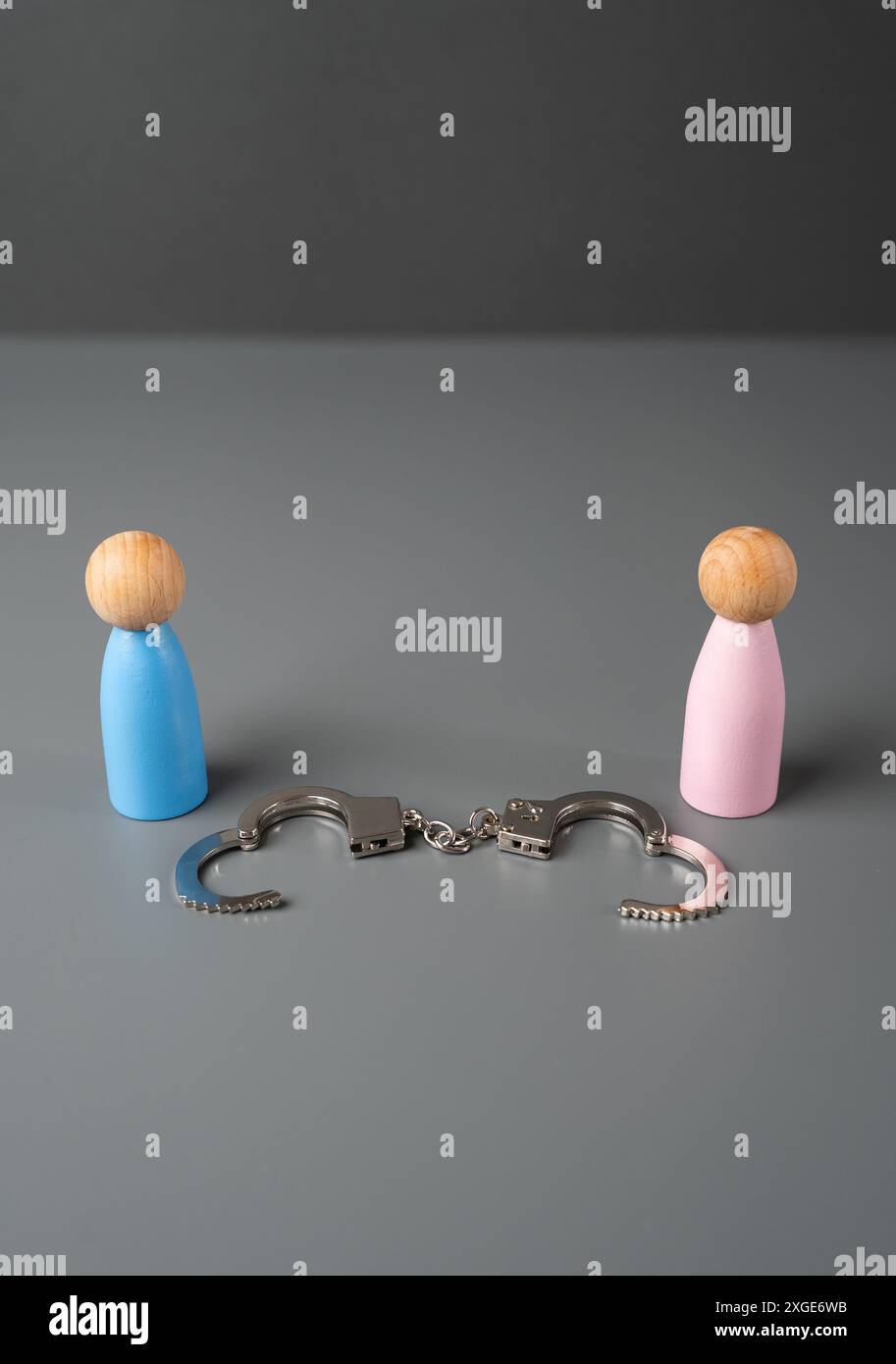 A man and woman couple are freed from the shackles of relationships ...