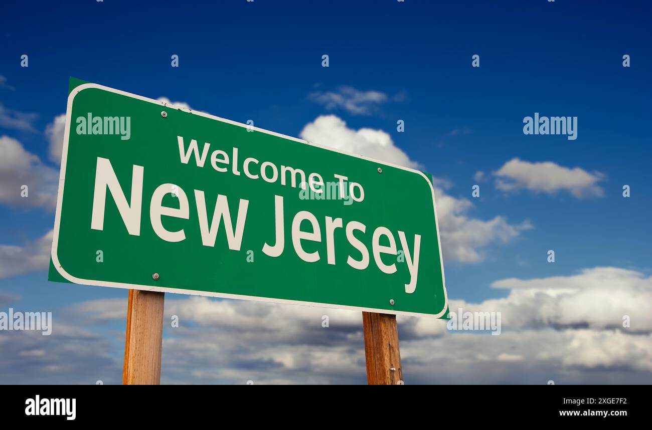 New jersey state sign road hi-res stock photography and images - Alamy