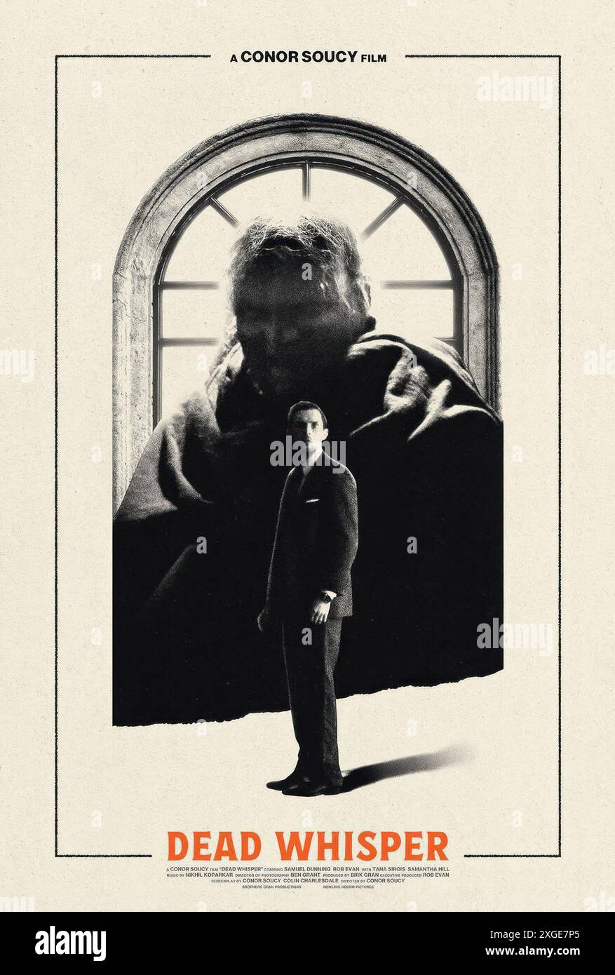 DEAD WHISPER, poster, from top: Rob Evan, Samuel Dunning, 2024 ...