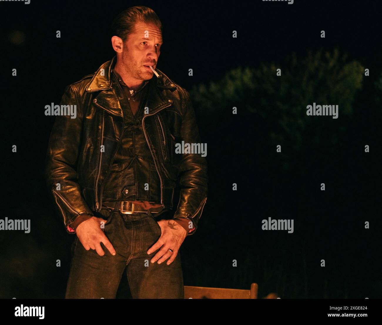 THE BIKERIDERS, Tom Hardy, 2023. ph: Kyle Kaplan / © Focus Features ...