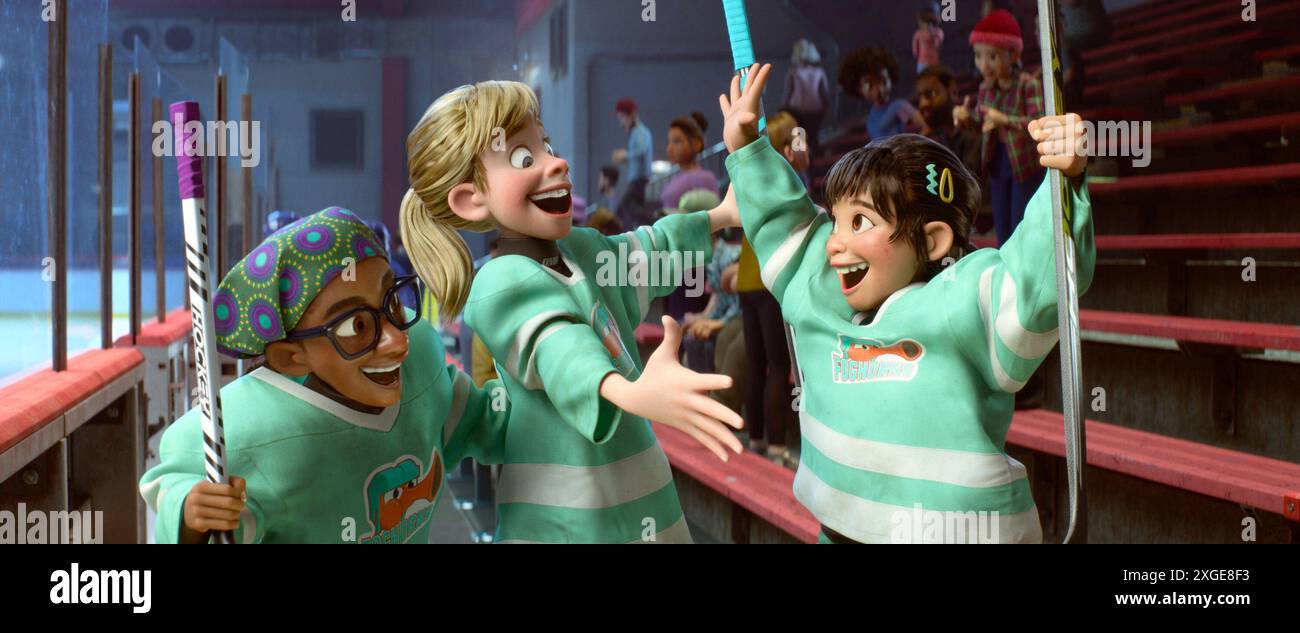 INSIDE OUT 2, from left: Bree (voice: Sumayyah Nuriddin-Green), Riley Anderson (voice ...