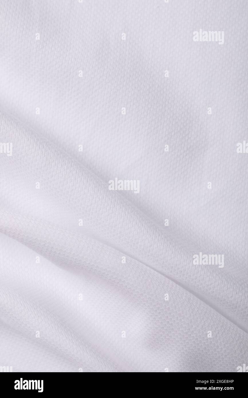 Texture of white fabric as background, top view Stock Photo - Alamy