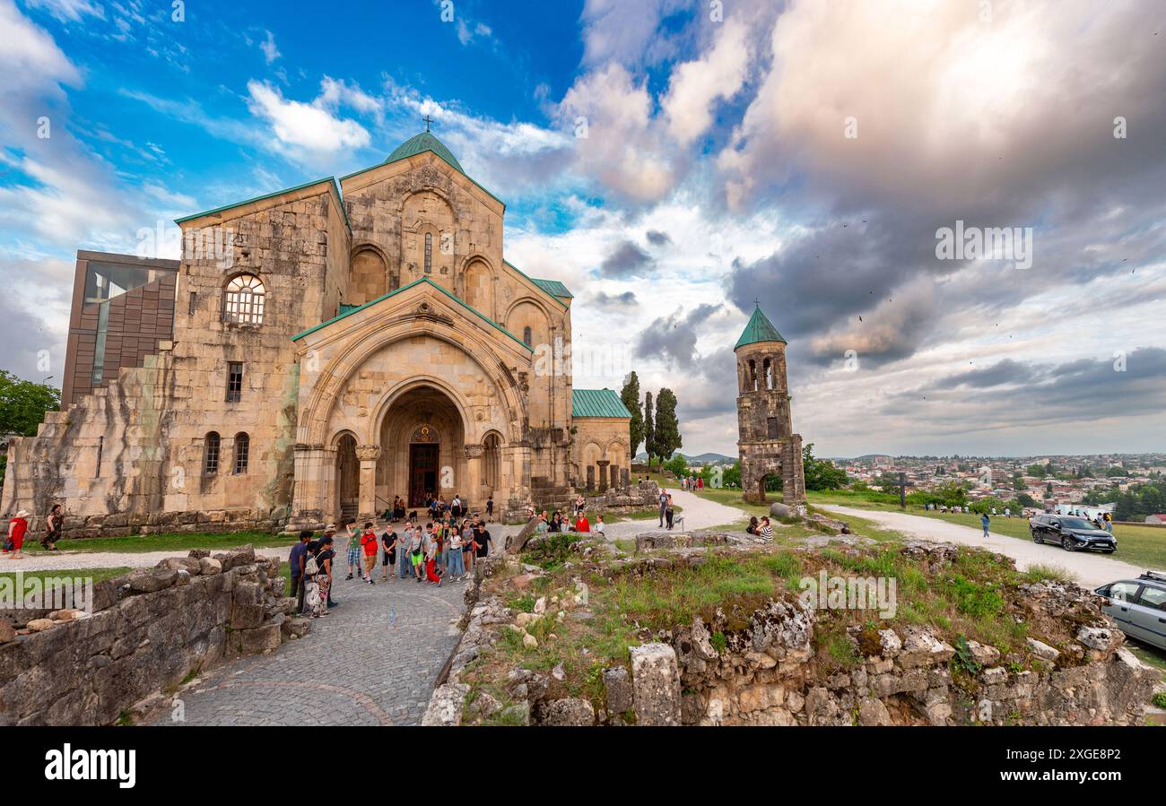 Kutaisi, Georgia - June 15, 2024: Bagrati Cathedral, a masterpiece of ...