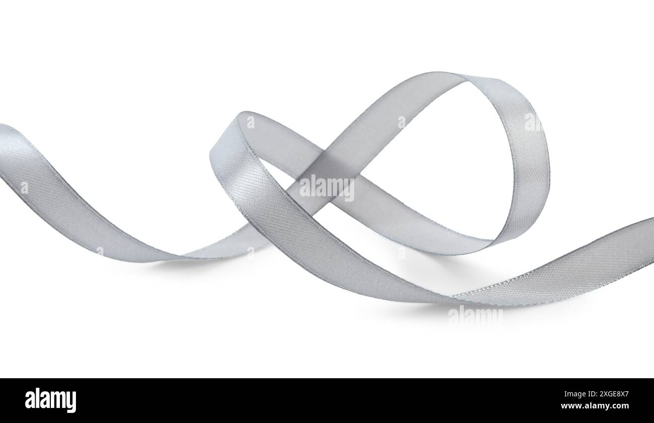 Gray ribbon hi-res stock photography and images - Alamy