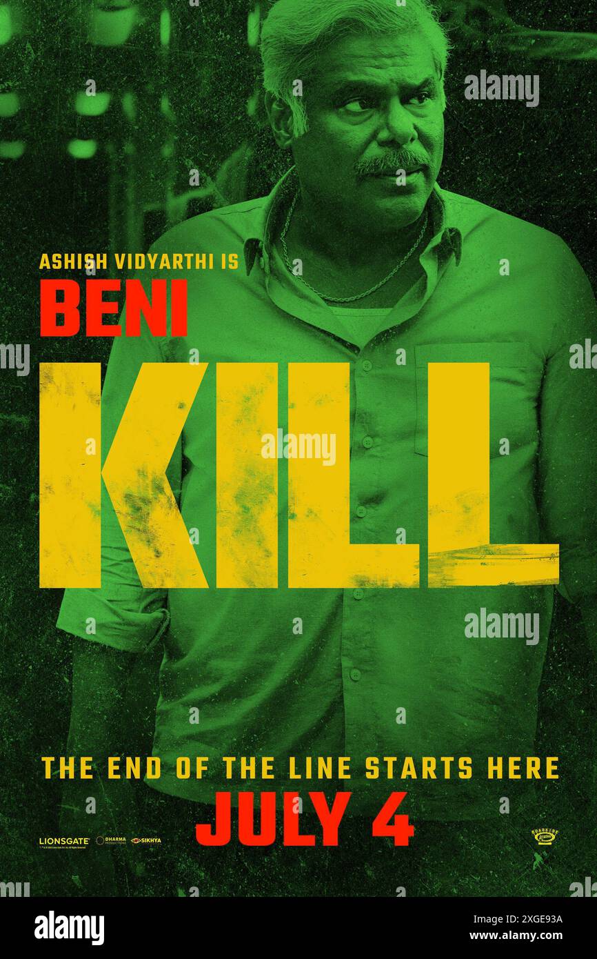 KILL, character poster, Ashish G Vidyarthi, 2023. © Roadside ...