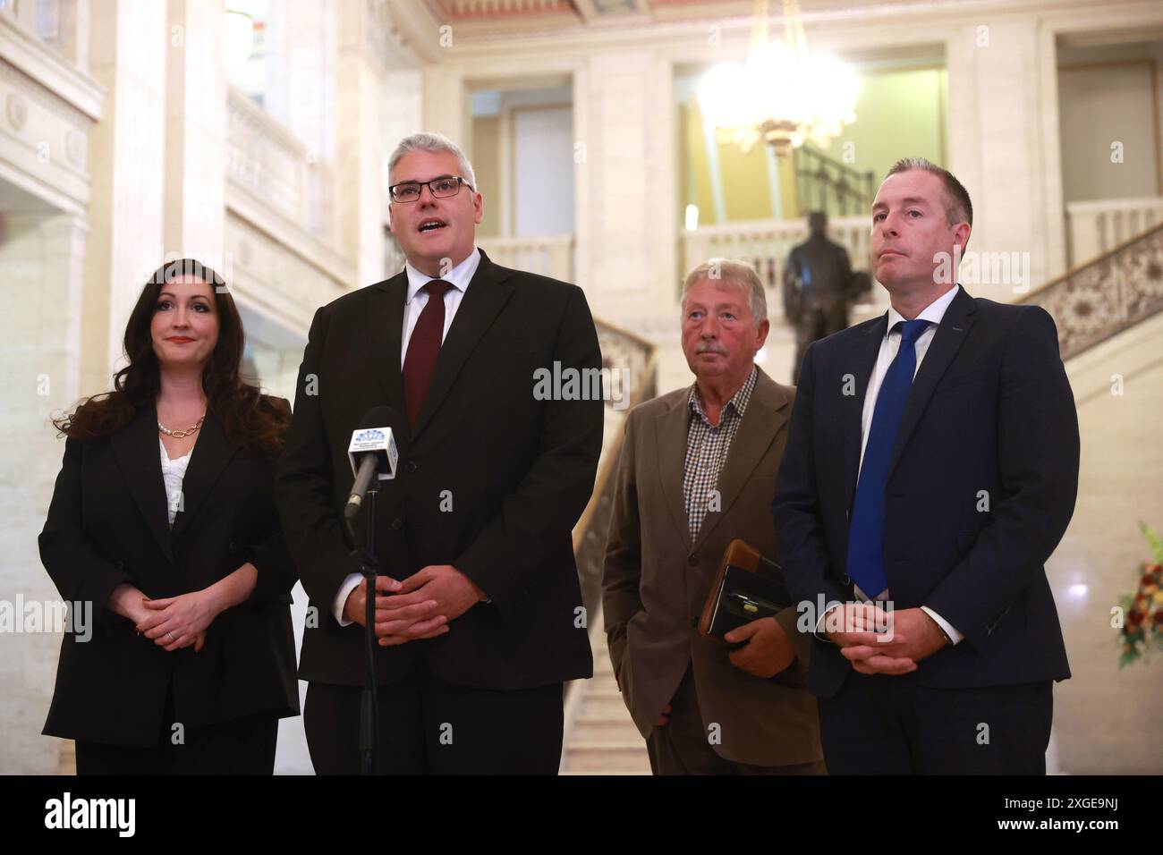 RETRANSMITTING CAPTION CORRECTION Paul Girvan corrected to Paul Givan ...