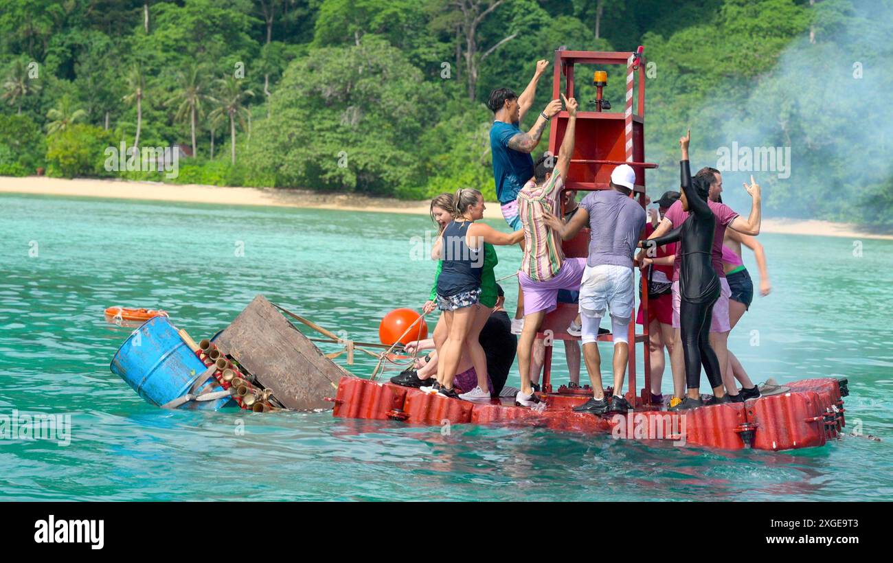 THE MOLE, from left: Hannah Burns, Ryan Warner, Tony Castellanos, Neesh ...