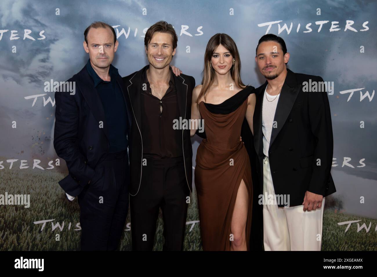 Harry Hadden-Paton, from left, Glen Powell, Daisy Edgar-Jones and ...