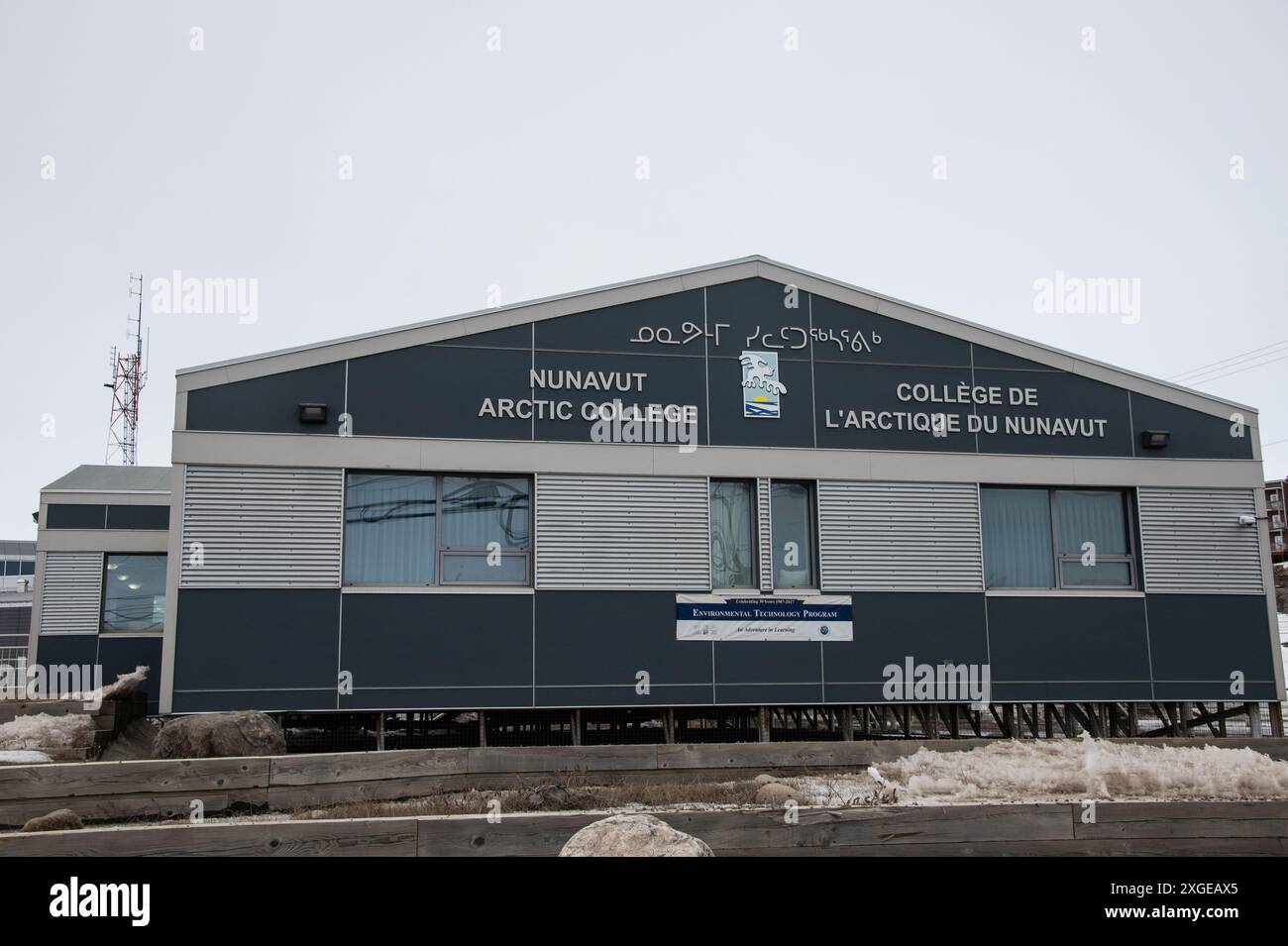 Nunavut Arctic College in Iqaluit, Nunavut, Canada Stock Photo - Alamy