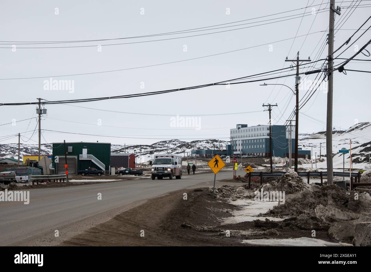 Truck in nunavut, canada snow hi-res stock photography and images - Alamy