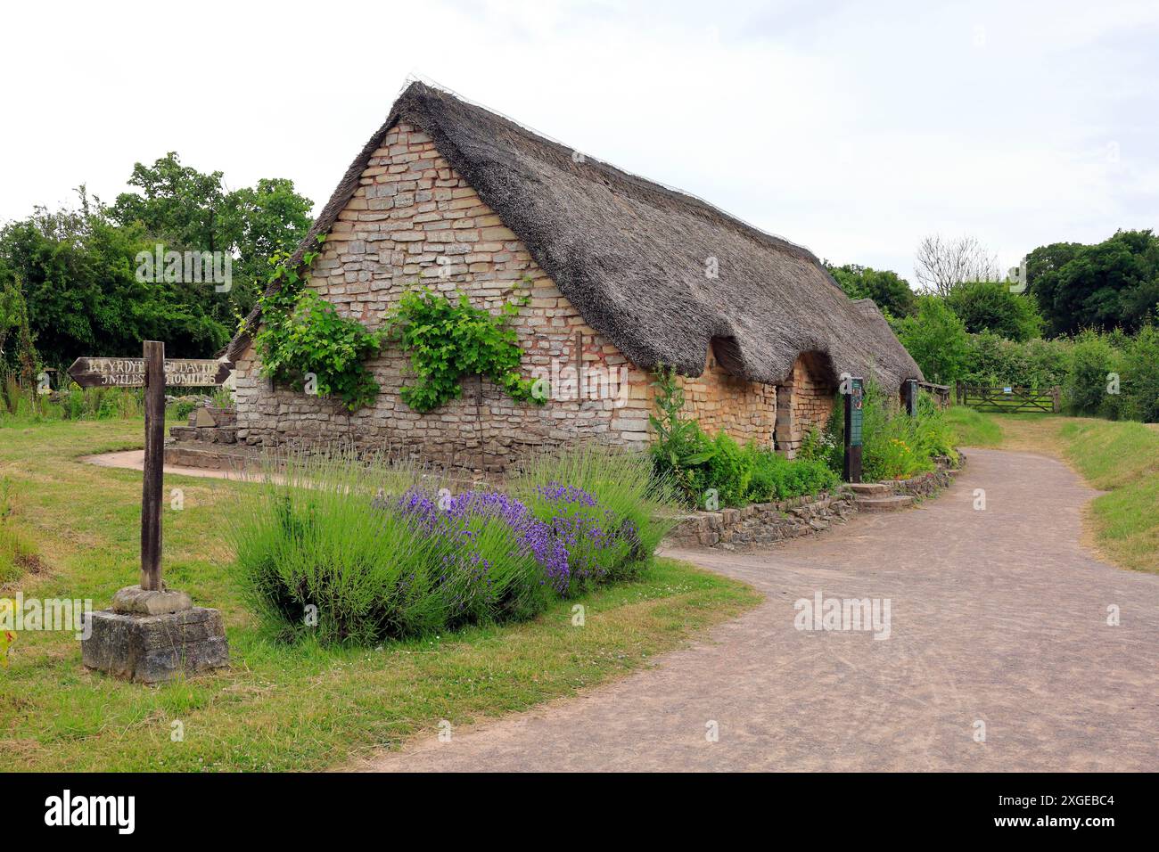 Cosmeston Country Park mediaeval village, South Wales. Taken July 2024 ...
