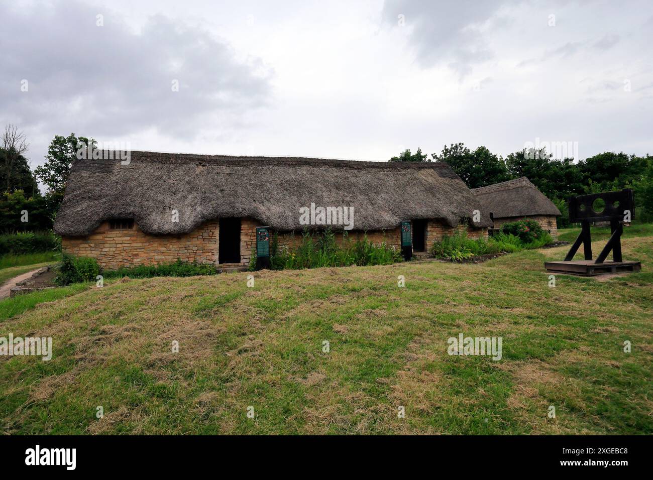 Cosmeston Country Park mediaeval village, South Wales. Taken July 2024 ...