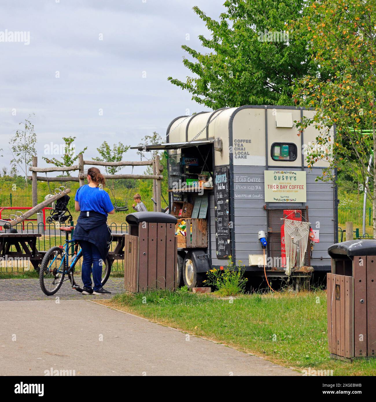 Mobile horse trailer coffee truck, Cosmeston Lakes and Country Park ...