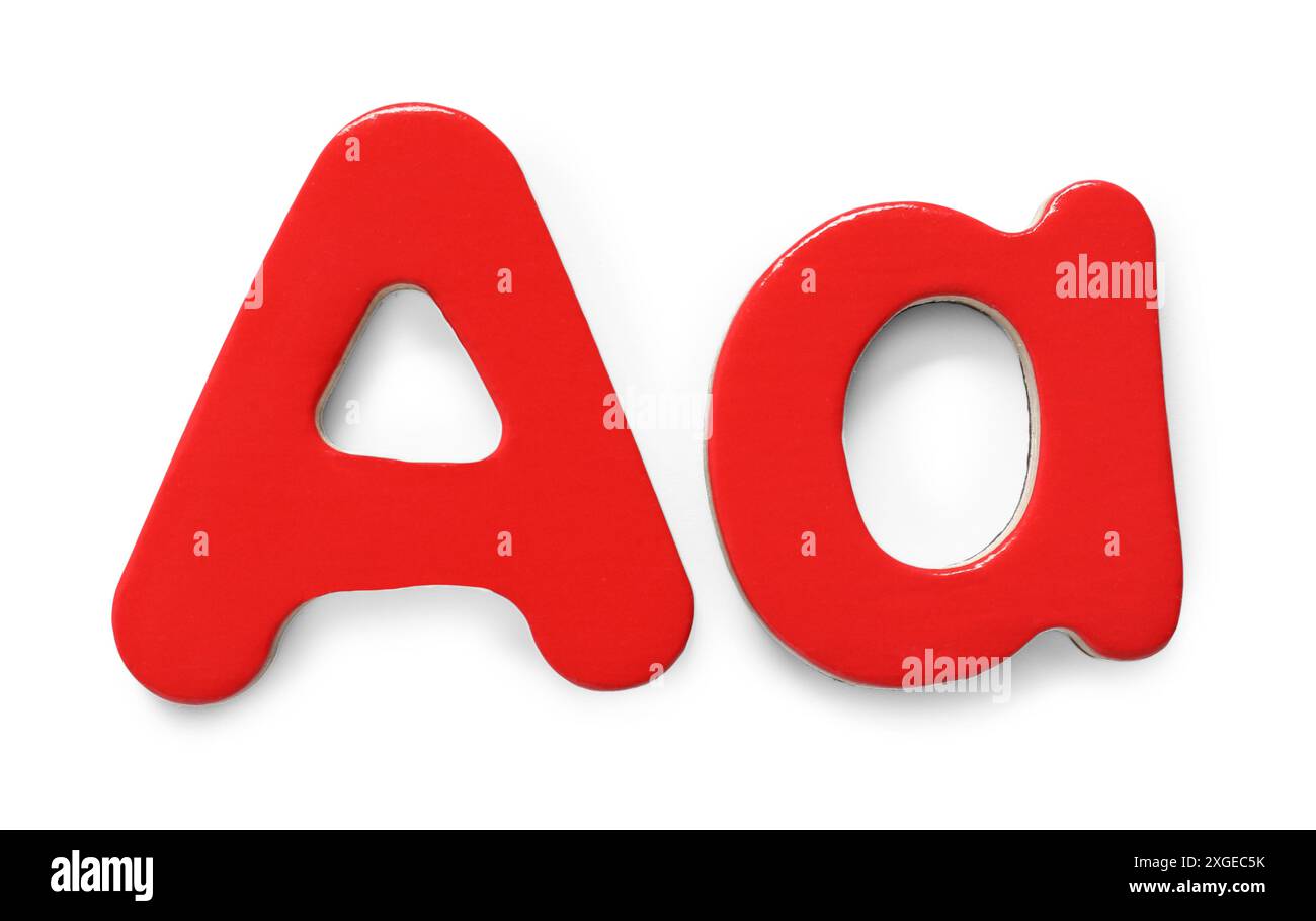Uppercase letter a lowercase hi-res stock photography and images - Alamy