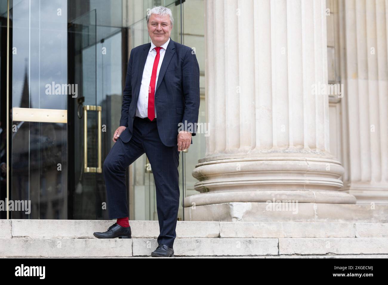 French newly-elected Member of Parliament (MP) for the Nouveau Front ...