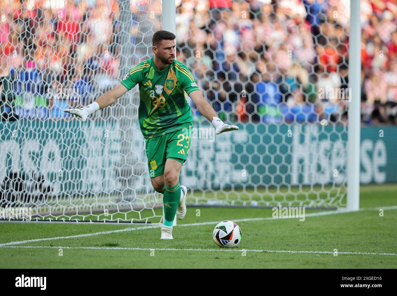 Berlin, Germany - June 15, 2024: Goalkeeper Unai Simon of Spain in ...
