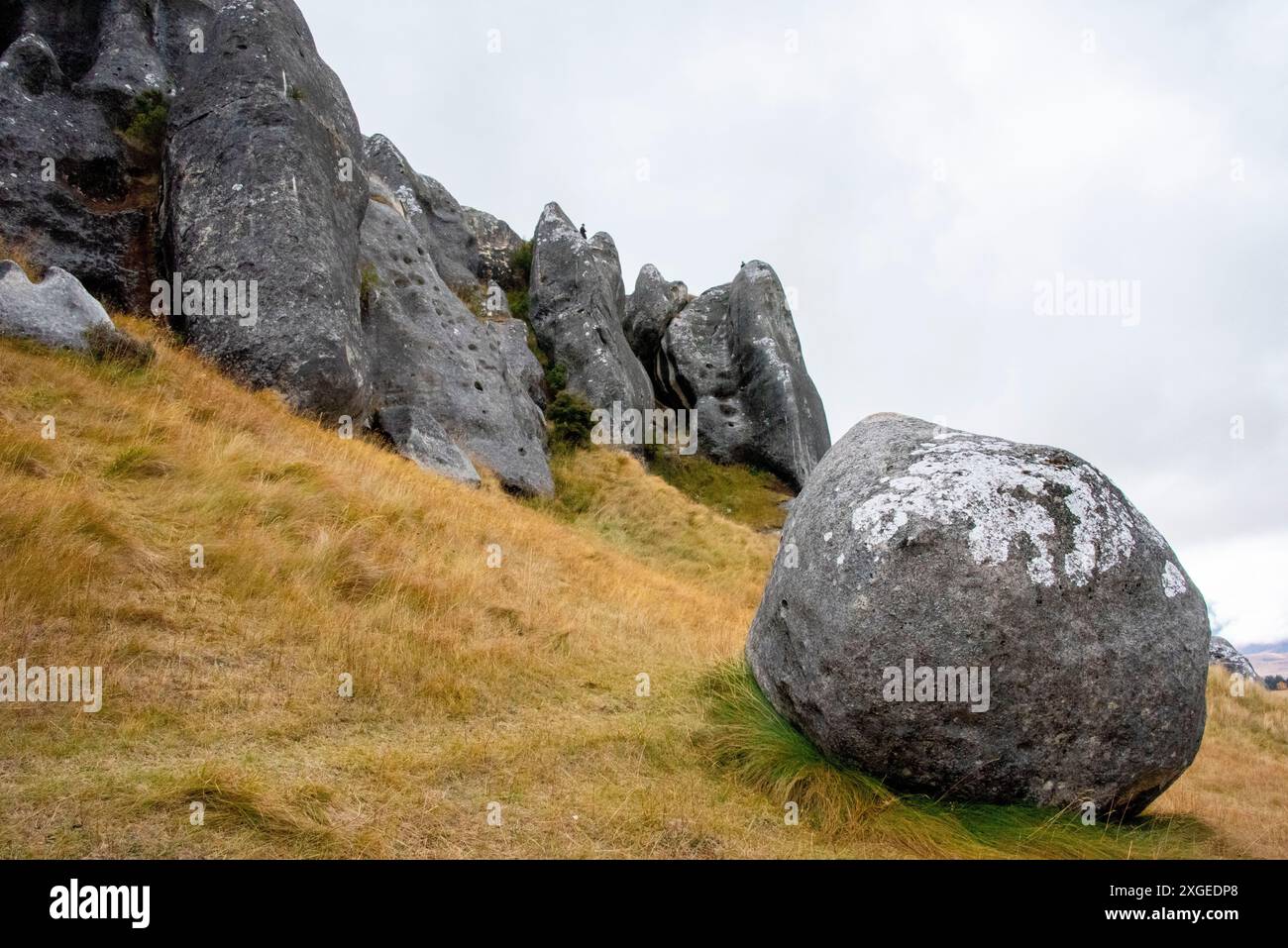 Castle Hill Rocks - New Zealand Stock Photo - Alamy