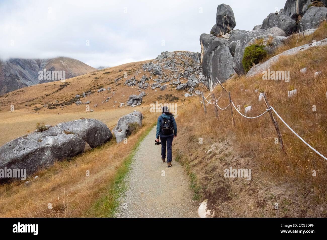 Castle Hill Rocks - New Zealand Stock Photo - Alamy