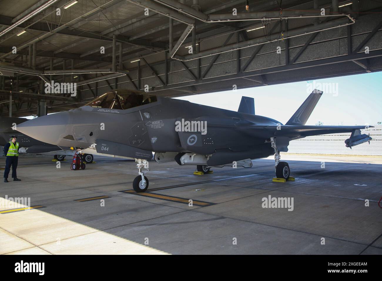 A Royal Australian Air Force F-35A Lightning II aircraft assigned to ...