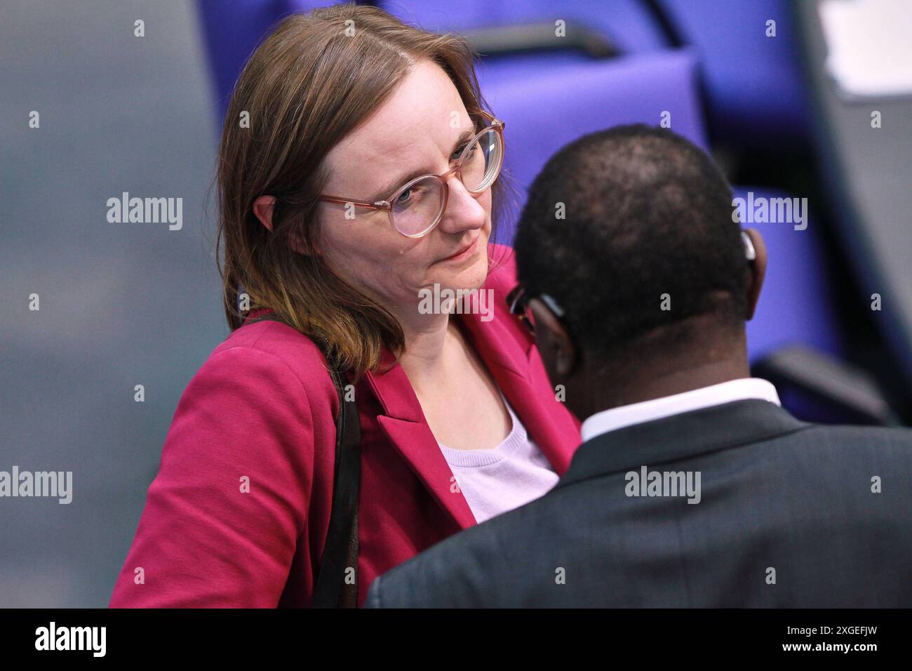 Berlin, Deutschland, 03.07.2024: Deutscher Bundestag: 180 ...