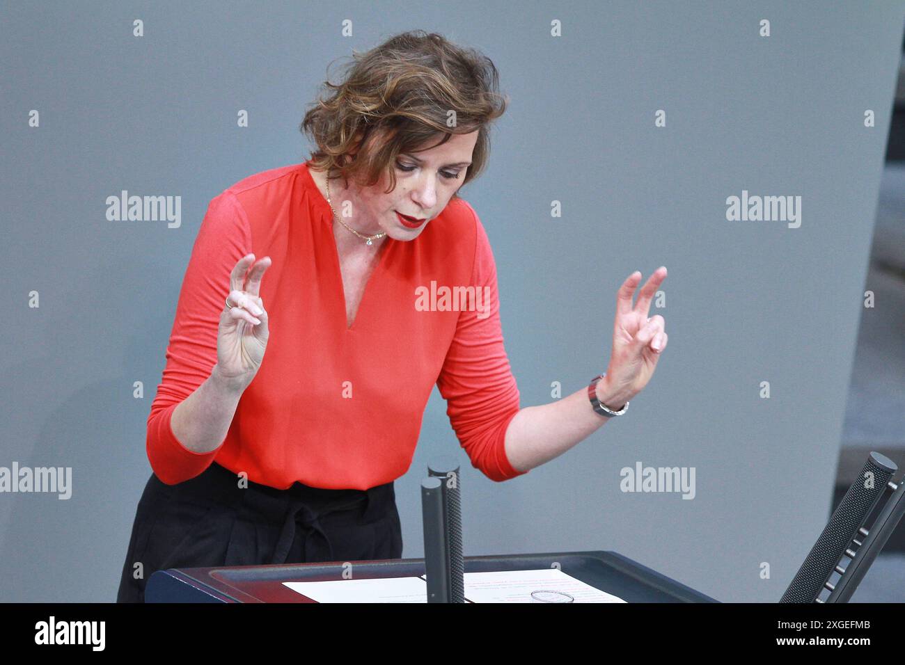 Berlin, Deutschland, 04.07.2024: Deutscher Bundestag: 181 ...