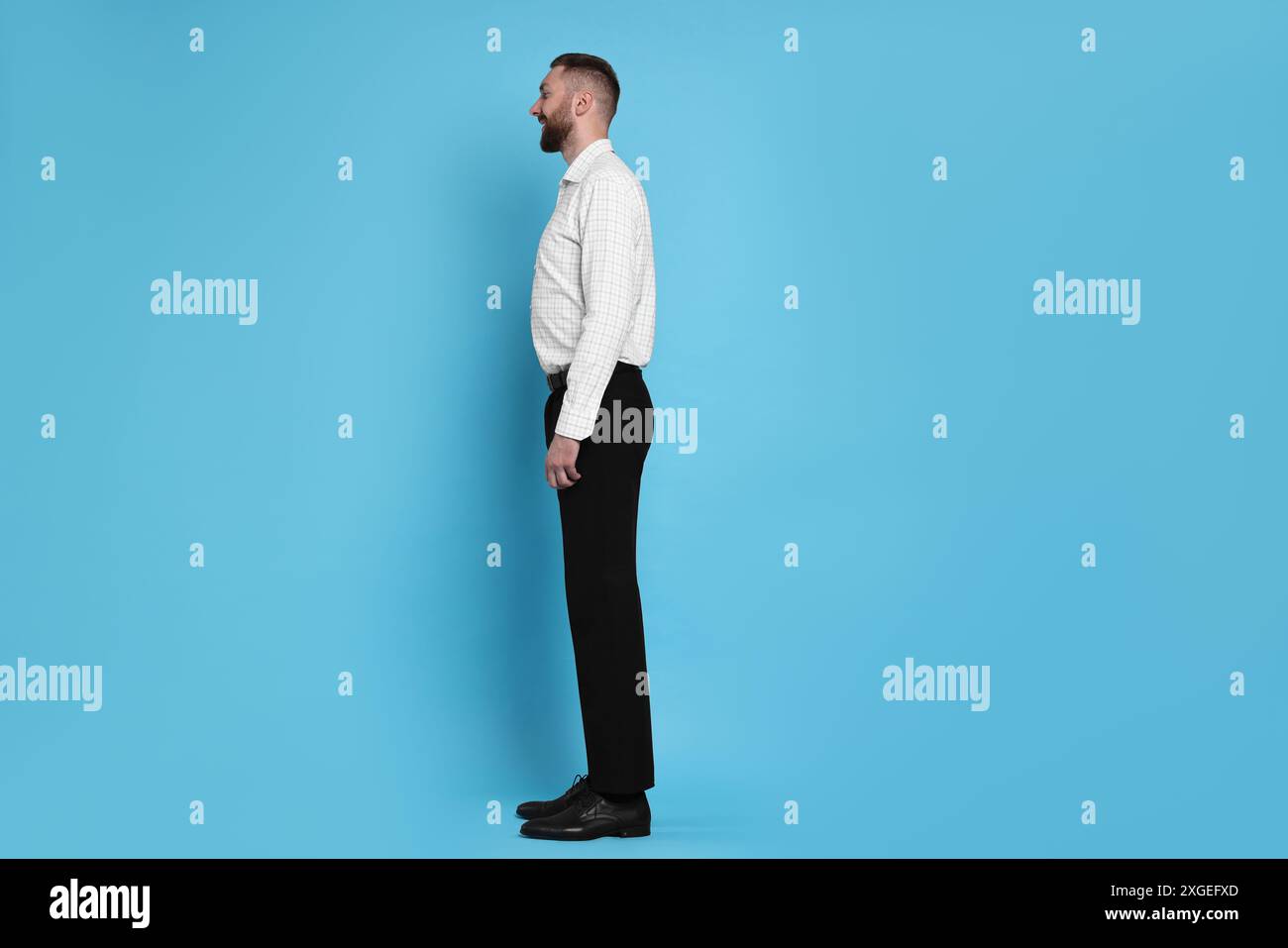 Correct posture profile hi-res stock photography and images - Alamy