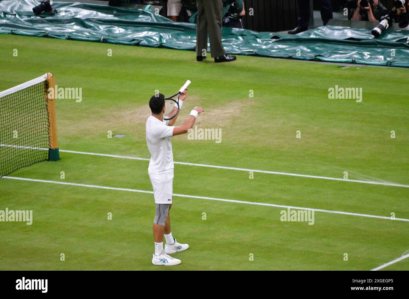 London, UK. 08th July, 2024. At Wimbledon Championships, Day 8 Taylor ...