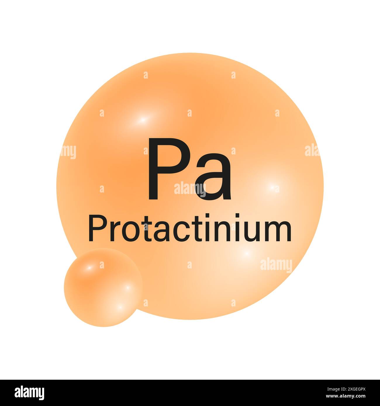 Protactinium symbol Stock Vector Images - Alamy