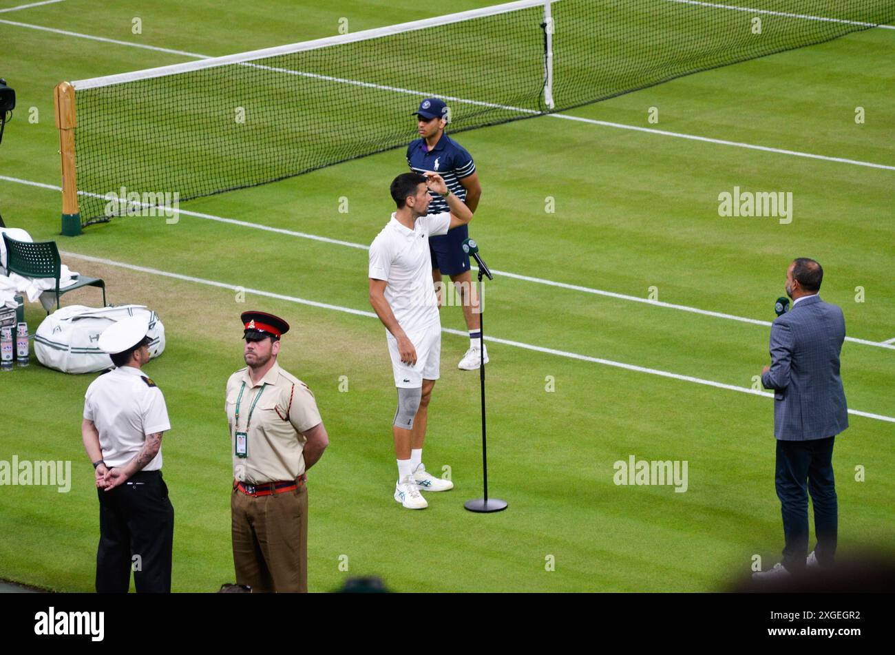 London, UK. 08th July, 2024. At Wimbledon Championships, Day 8 Taylor ...