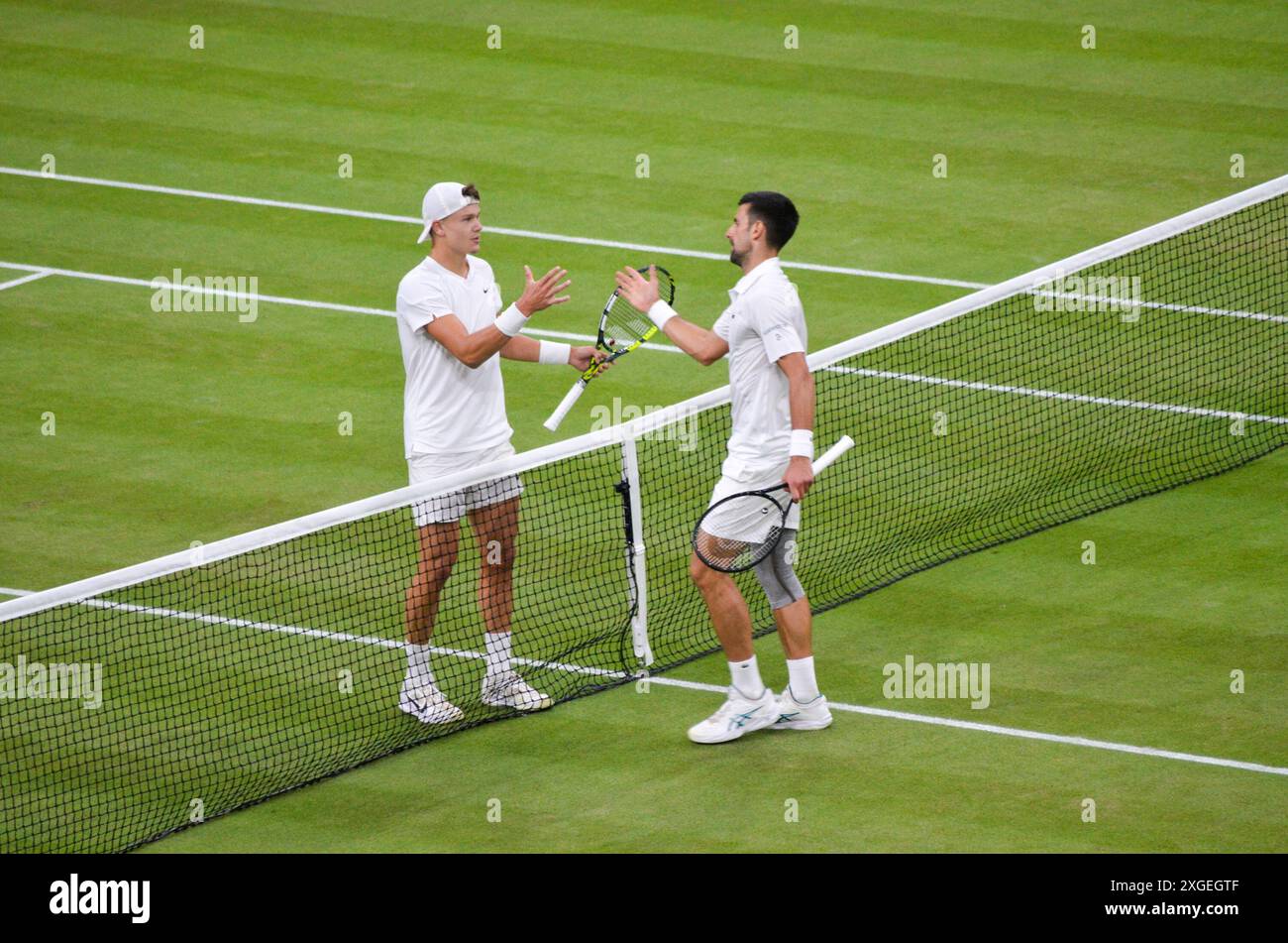 London, UK. 08th July, 2024. At Wimbledon Championships, Day 8 Taylor ...