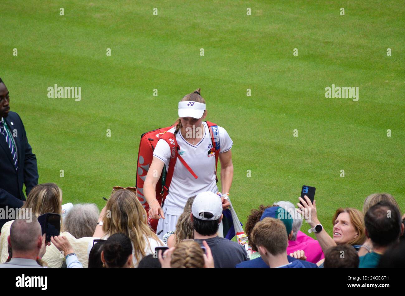 London, UK. 08th July, 2024. At Wimbledon Championships, Day 8 Taylor ...