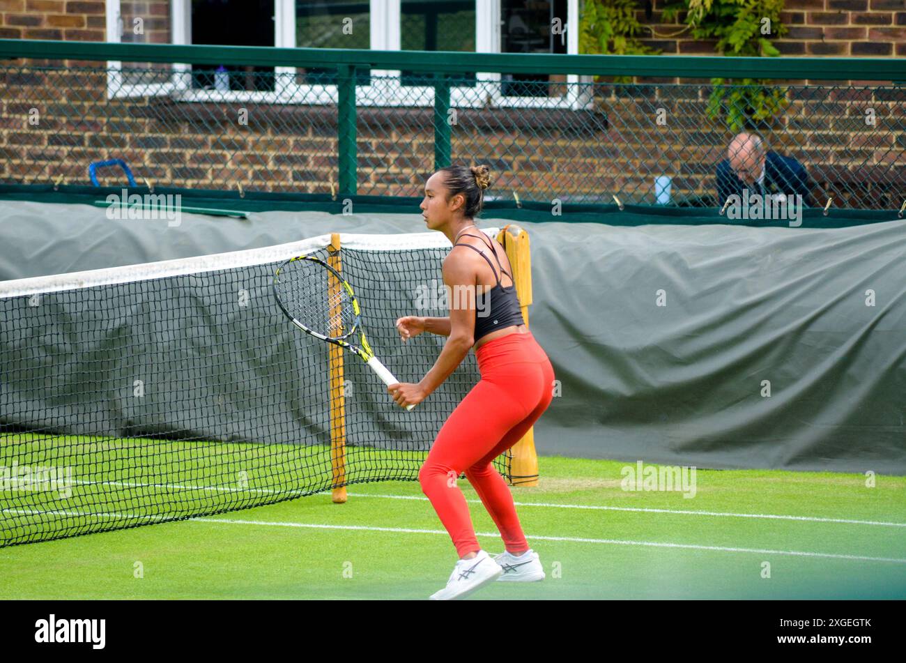 London, UK. 08th July, 2024. At Wimbledon Championships, Day 8 Taylor ...
